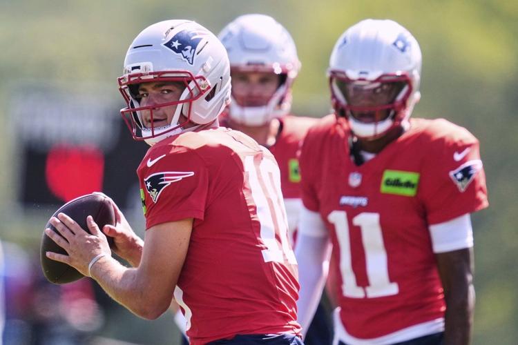 Pats hope new-look offensive line provides protection for QB Drake Maye