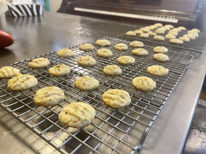Cardamom and pistachio jazz up these basic sugar cookies