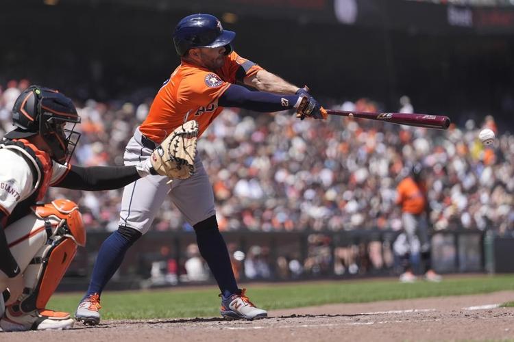 Austin Slater shines as the San Francisco Giants beat the Houston ...