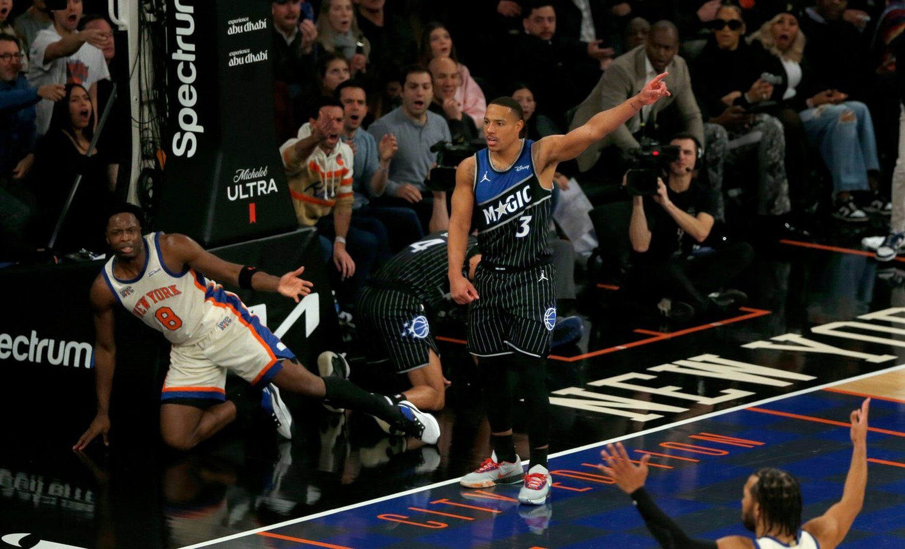 NBA fines Magic's Bane $35K for throwing ball at Knicks's Anunoby