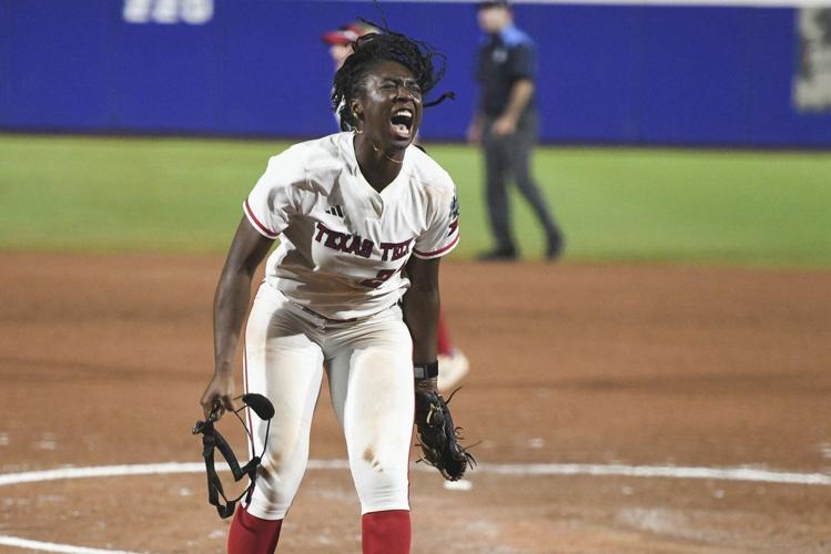 Texas Tech's NiJaree Canady breaks down after heavy pitching load in ...