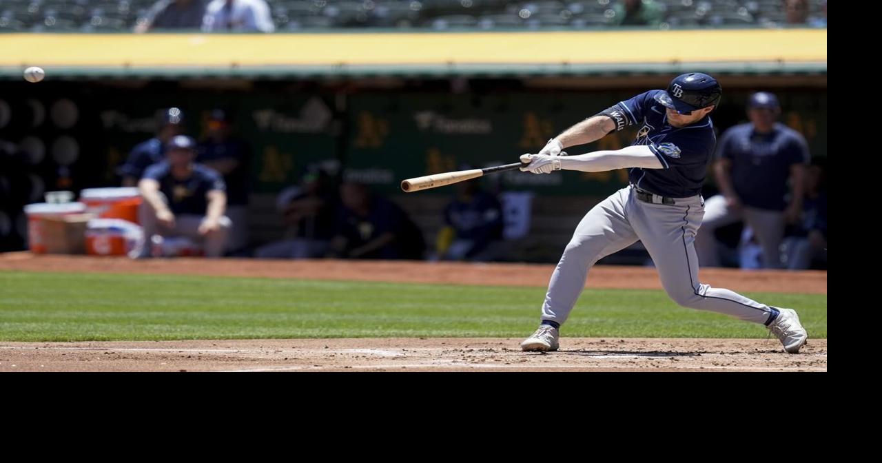Luke Raley hits go-ahead homer in the 8th, lifts Rays past A’s 4-3 for ...
