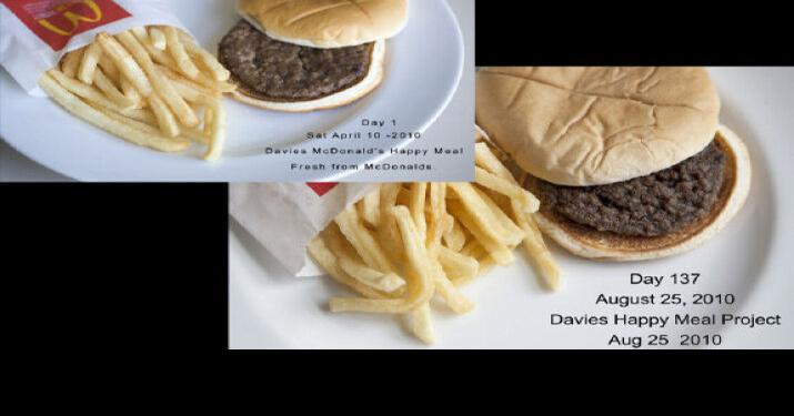 What does a 142-day-old Happy Meal look like?