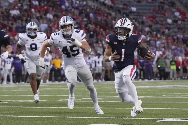 Ismail Mahdi runs for 189 yards, Arizona holds off Kansas State rally ...