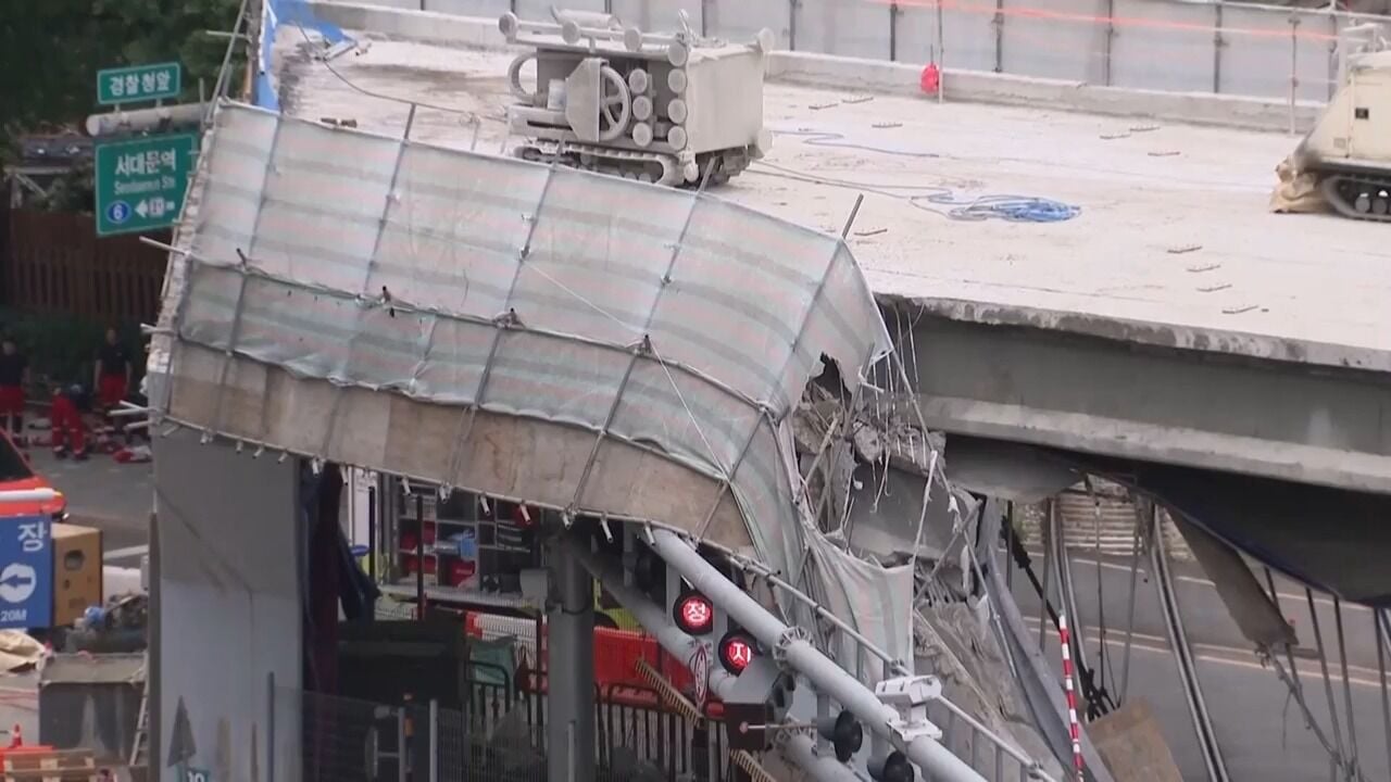 3 dead in South Korea after collapse at overpass demolition site