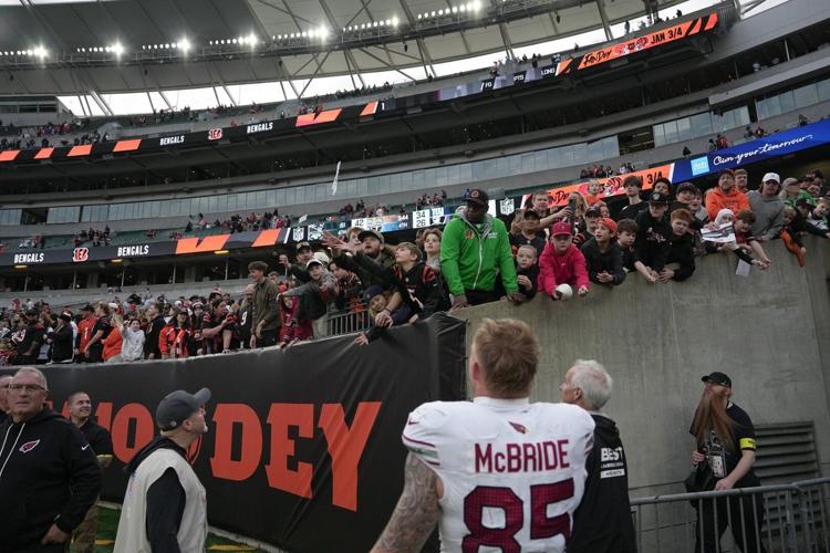 Cardinals' Trey McBride breaks NFL single-season record for catches by ...