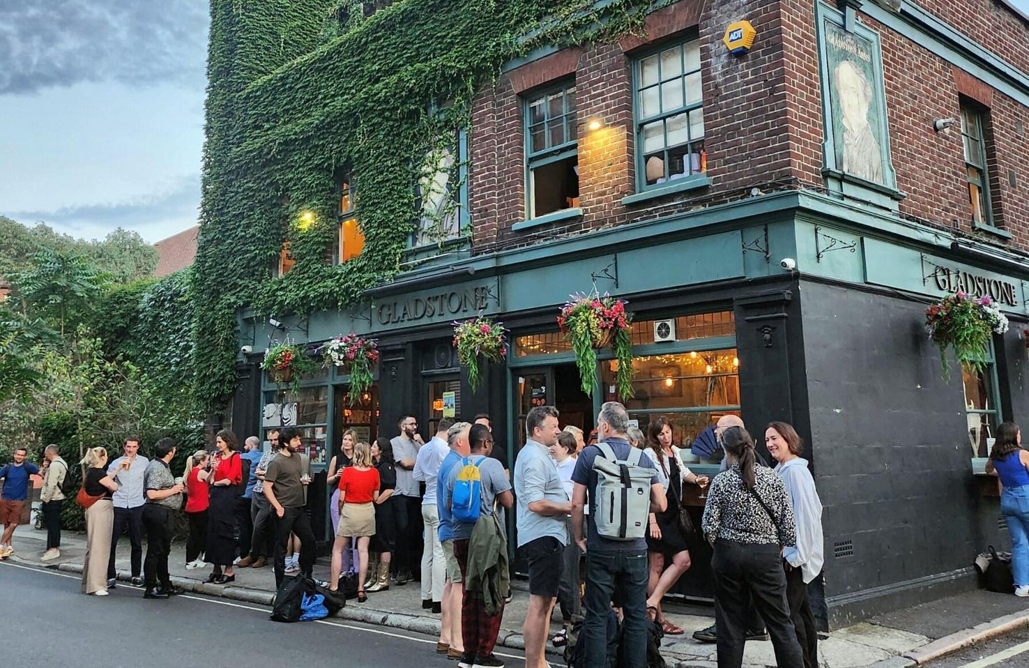 In London, U.K., desi pubs serve Indian food, British beer