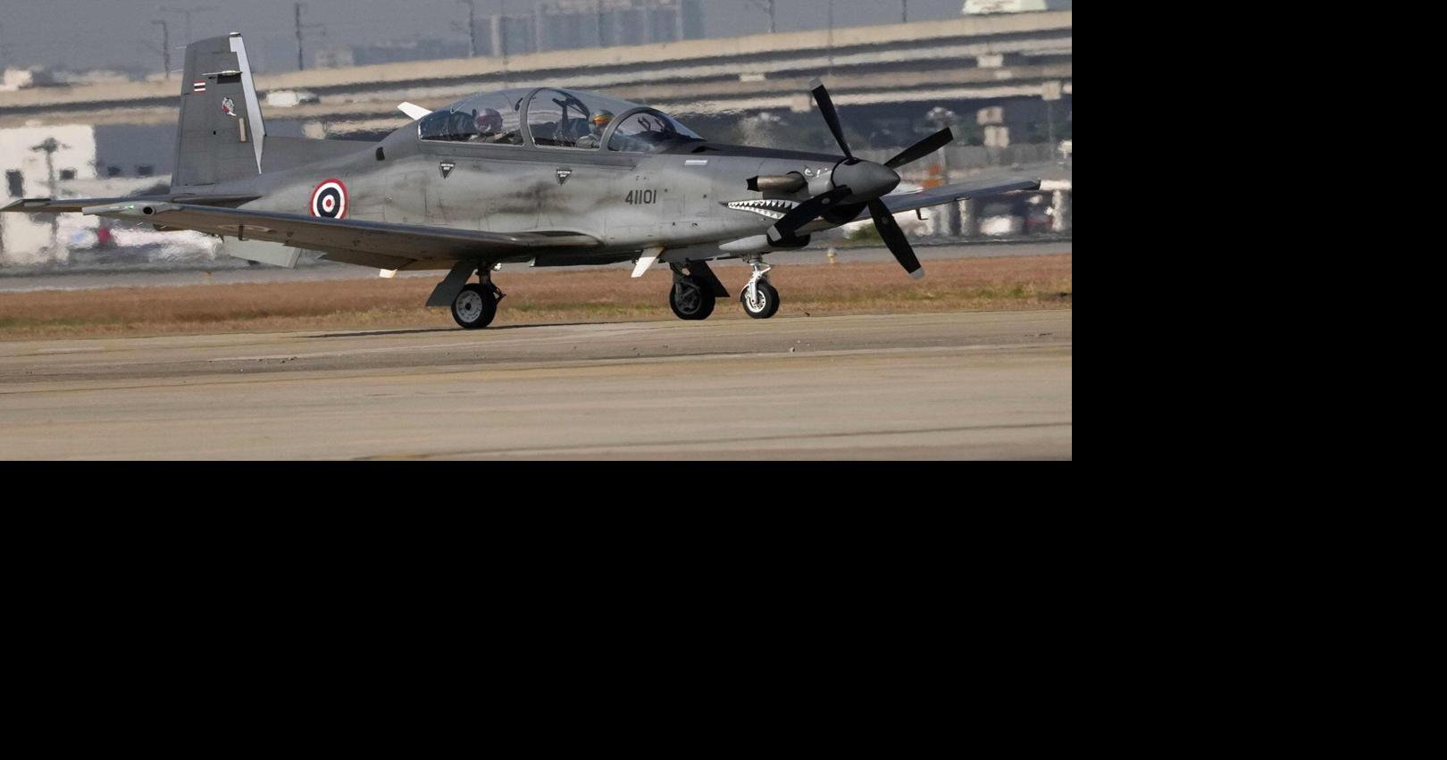 Thai Air Force says 2 pilots killed in plane crash during training mission