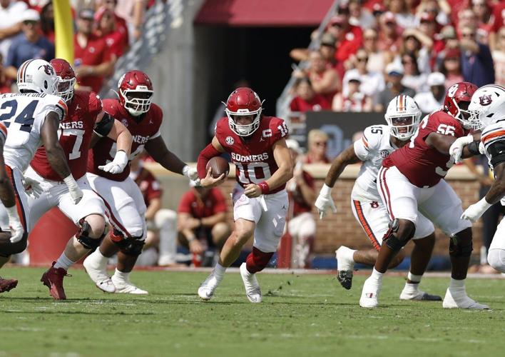 No. 11 Oklahoma's record 10 sacks and Mateer's late TD sink No. 22 ...