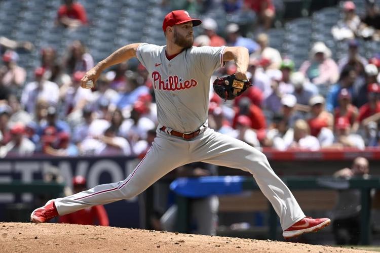 Phillies strike out 18 times, but beat Angels 2-1 on Schwarber's 2-run ...