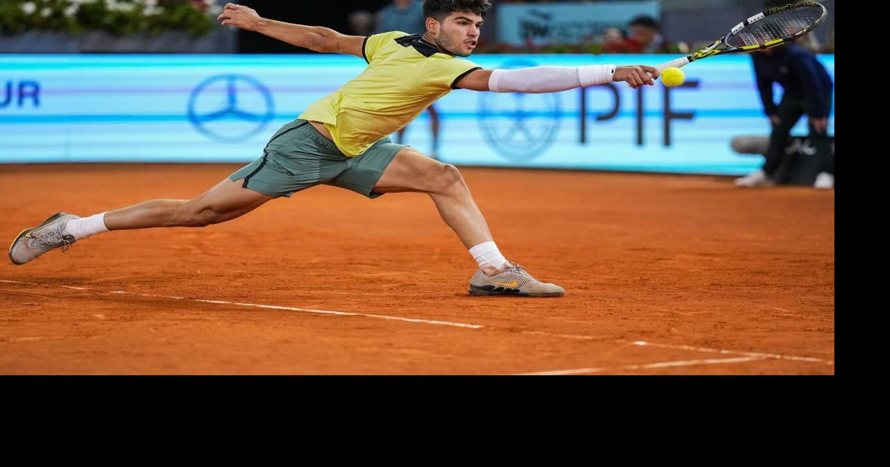 Carlos Alcaraz withdraws from Italian Open with right forearm injury