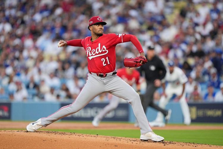 Reds ace Hunter Greene rocked in postseason debut back home in LA