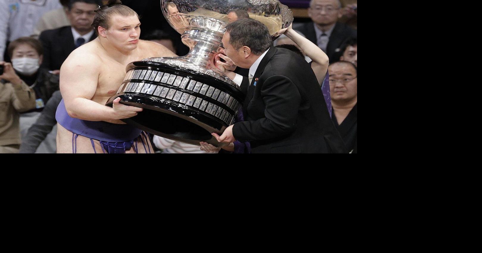 Ukraine-born sumo wrestler Aonishiki is the first from his country to ...
