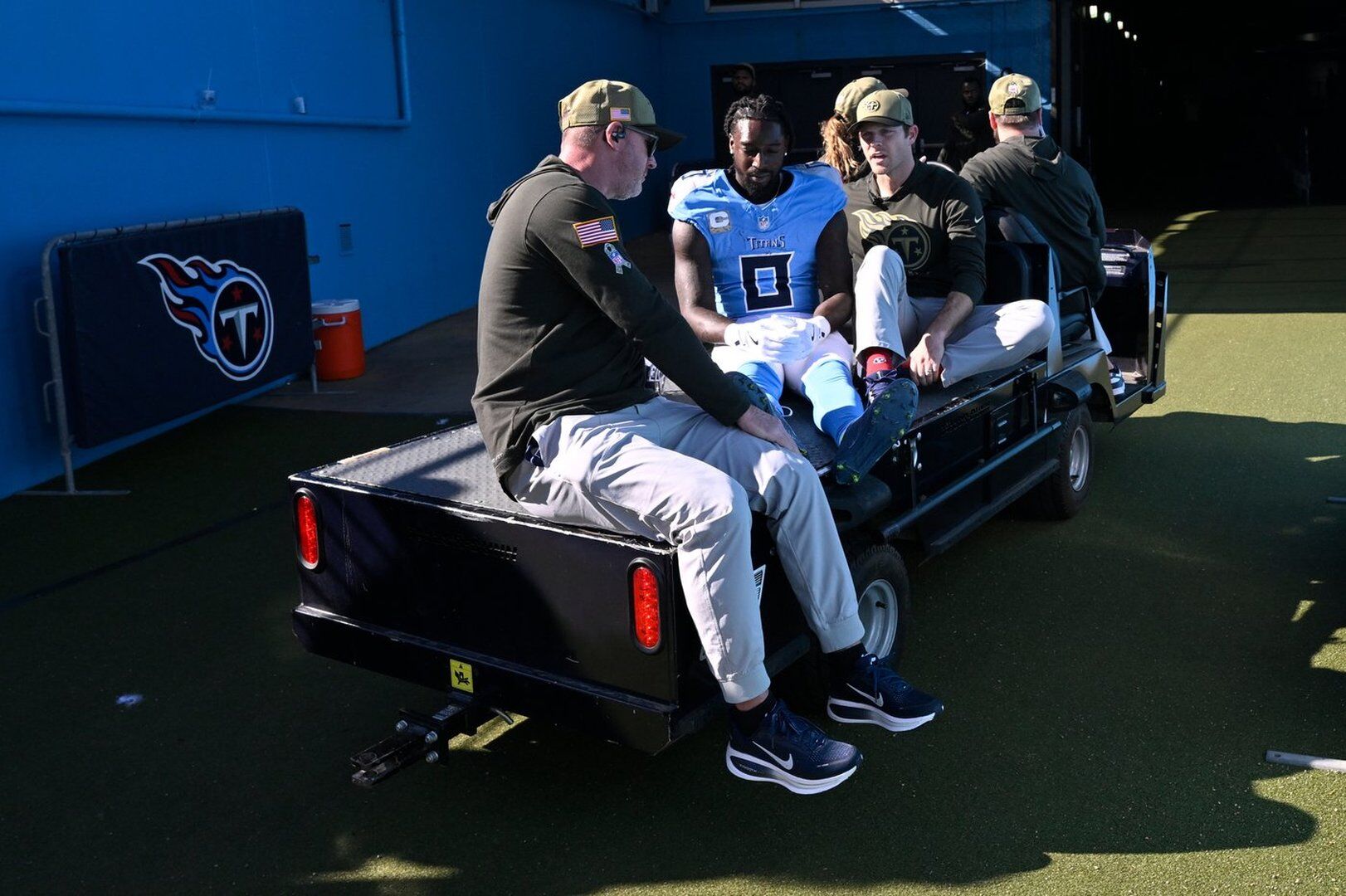Calvin Ridley’s return for the Titans ends abruptly with season-ending ...