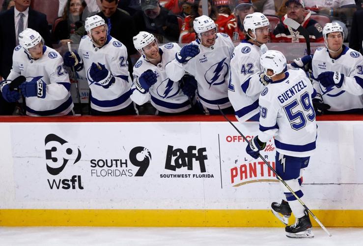 Kucherov scores twice, Lightning top Panthers 4-2 in another penalty ...