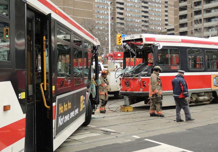 TTC bus driver charged after head-on crash with streetcar