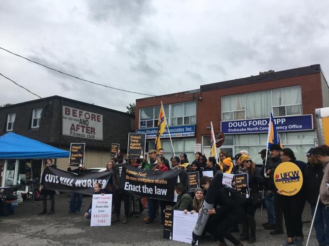 Protesters charged after occupying Doug Ford’s constituency office to ...