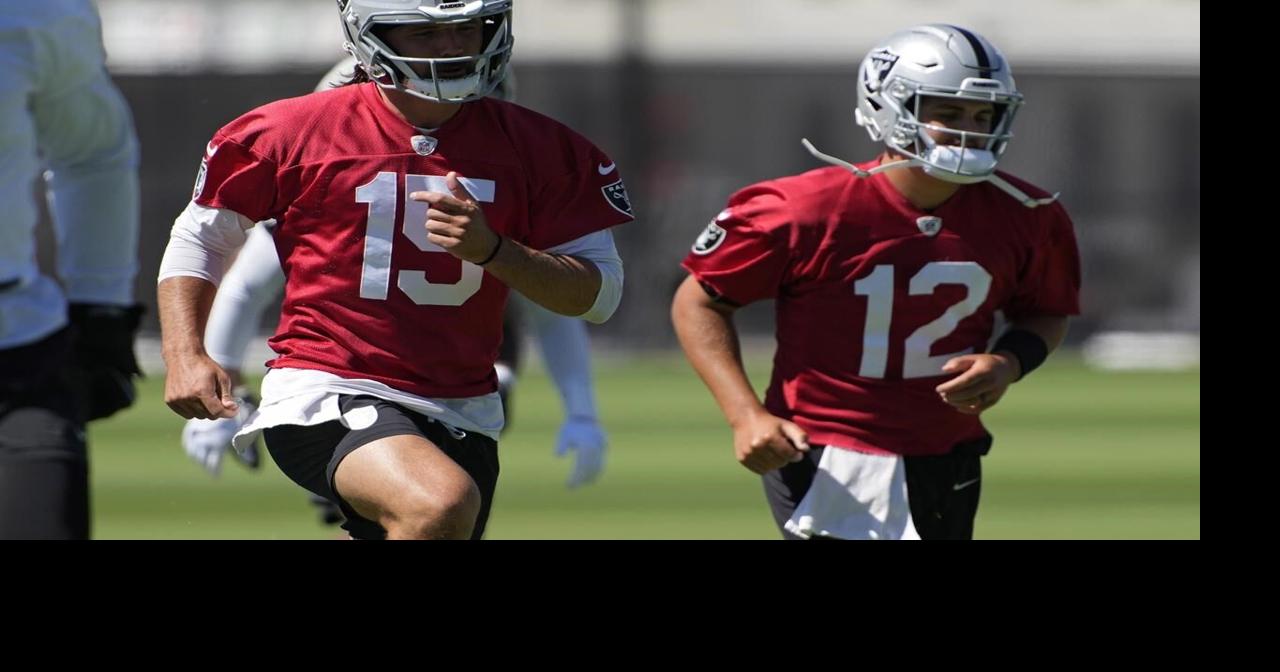Raiders end minicamp with questions at quarterback, offensive line and ...