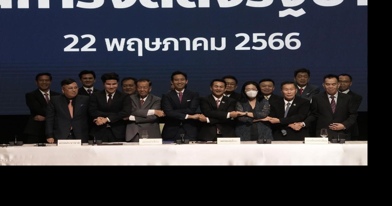Thailand’s victorious progressive Move Forward Party, 7 allies agree on coalition platform