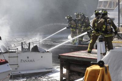 firefighter boat explosion