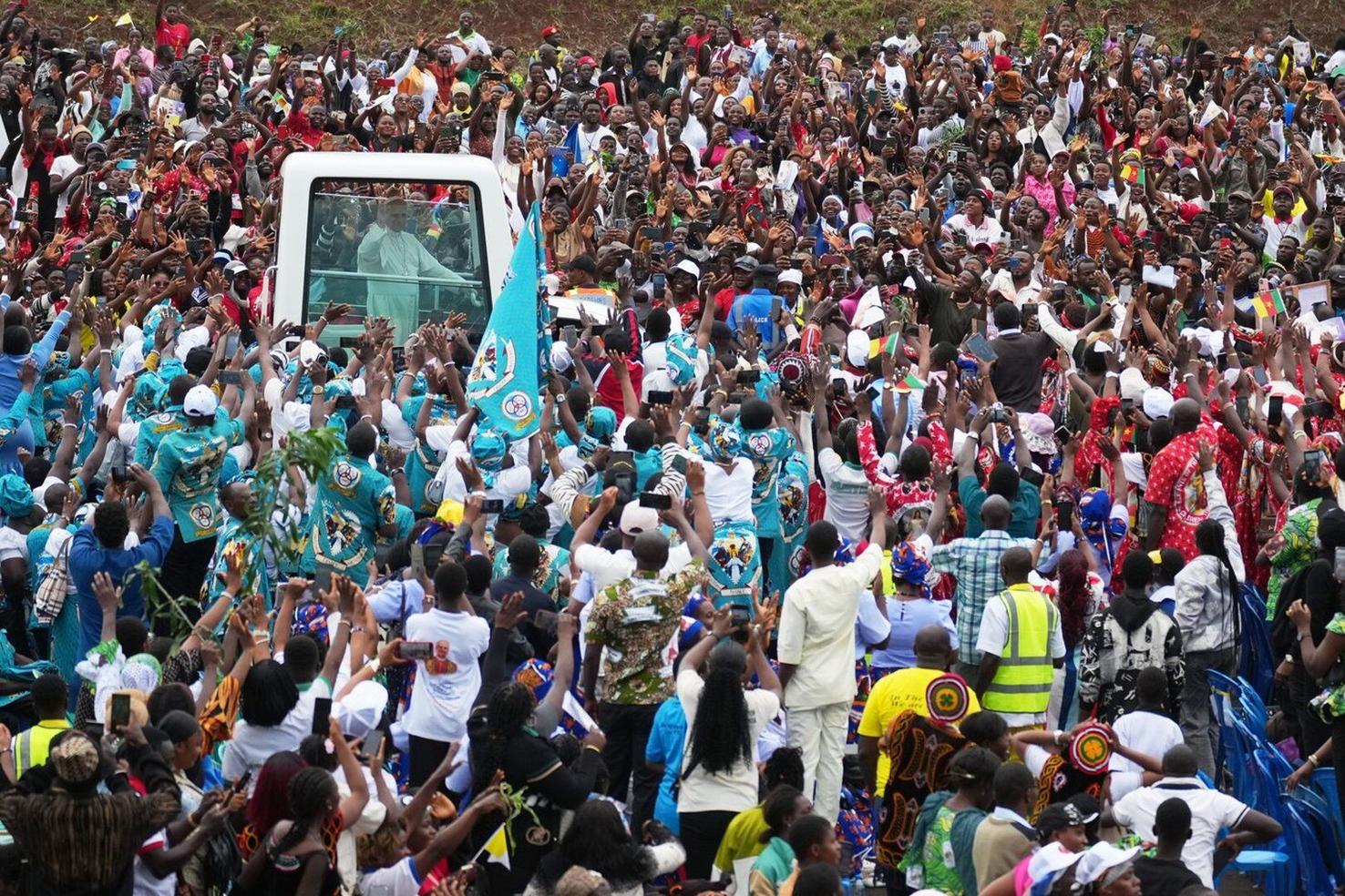 Pope urges Africa's youth to resist dual temptations of migration and ...