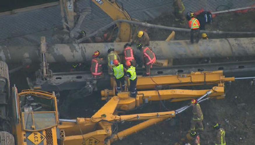 Workers were trapped in their machines in deadly accident at TTC site