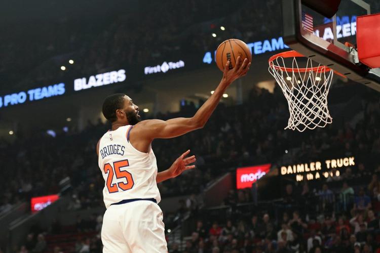 Knicks end Trail Blazers' 5-game winning streak with 123-114 victory