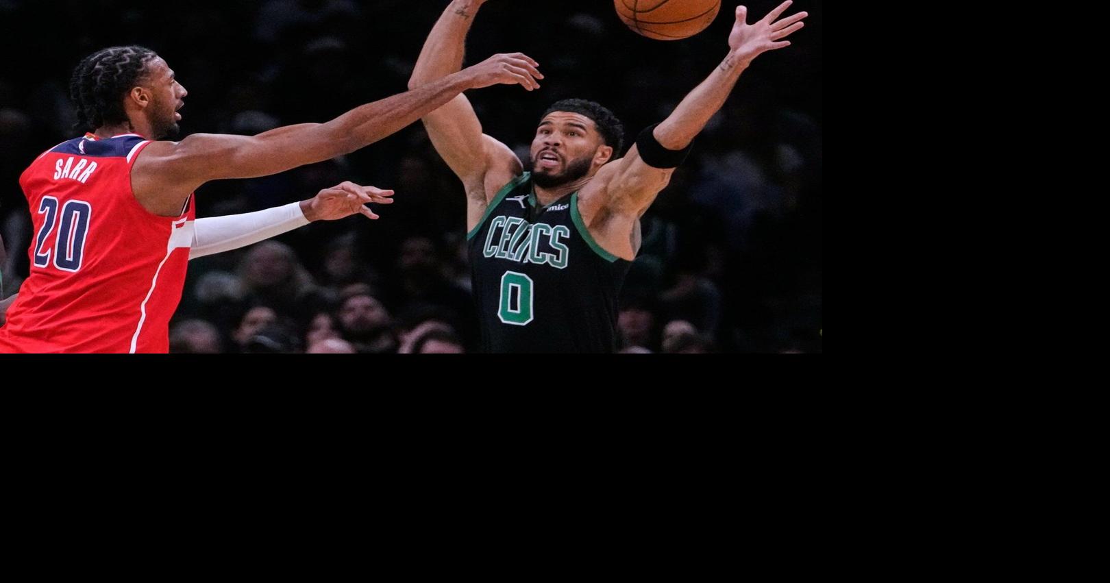 Tatum scores 20 points in 32 minutes, Celtics hand Wizards 11th ...