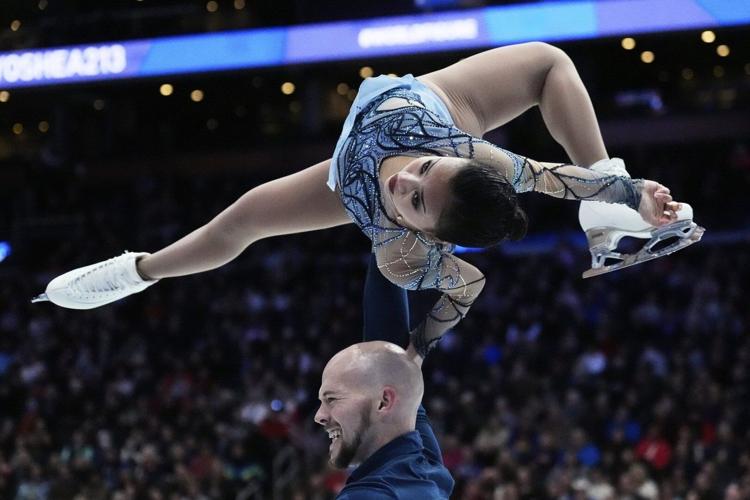 Strong finish at skating worlds gives US hope for 3rd Olympic pair ...