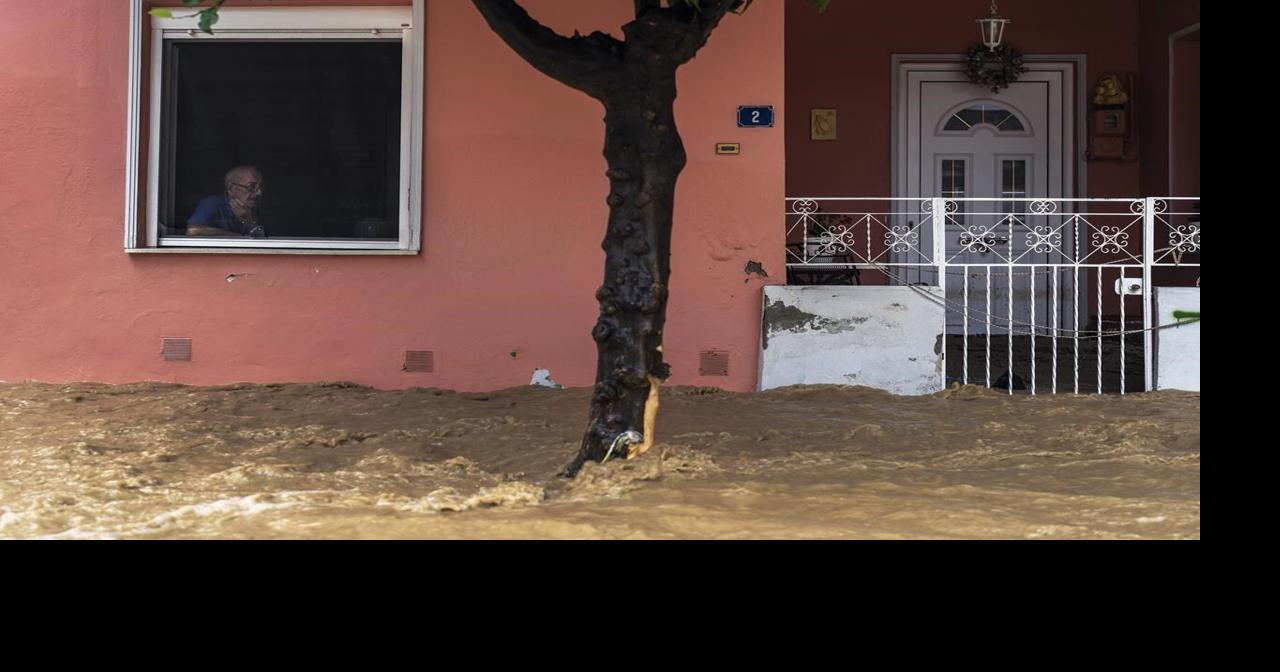 Storm Elias slams into a city in central Greece, filling homes with mud ...