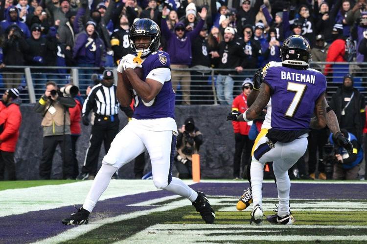 Ravens lose grasp on first place when Likely TD turns into a drop