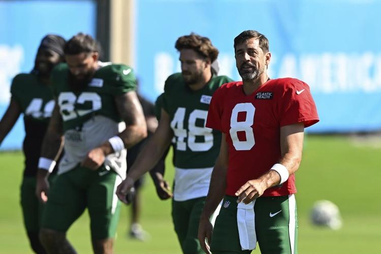 After 'much harder' camp, Jets' Aaron Rodgers has no preference whether ...