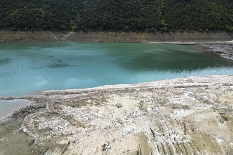 Ruins of a long-sunken Greek village emerge as drought saps a vital ...
