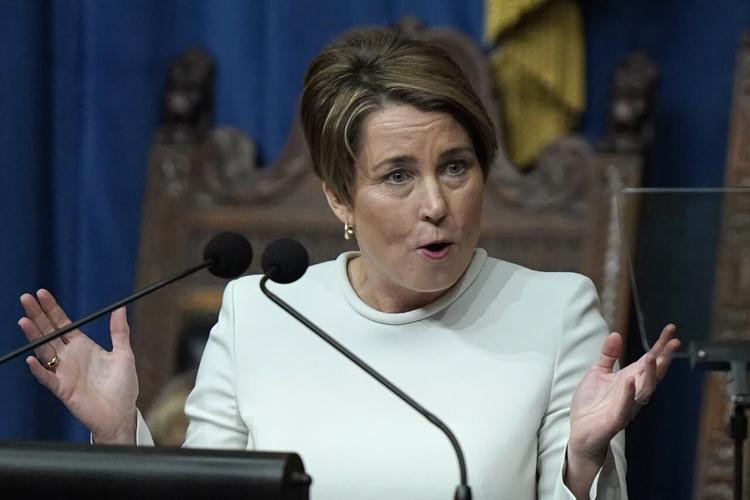 First woman elected Massachusetts governor sworn in