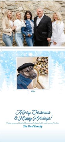 MPPs’ holiday cards give a glimpse of family life