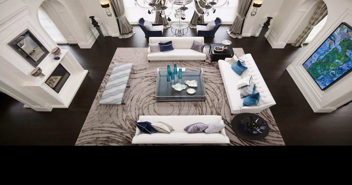 How to decorate big rooms
