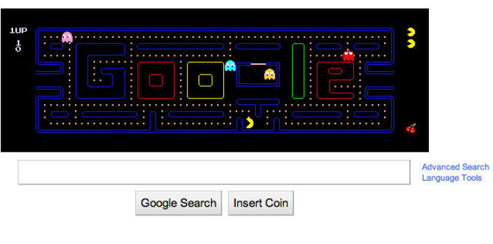 Google’s Pac-Man logo sucked up 4.82 million work hours