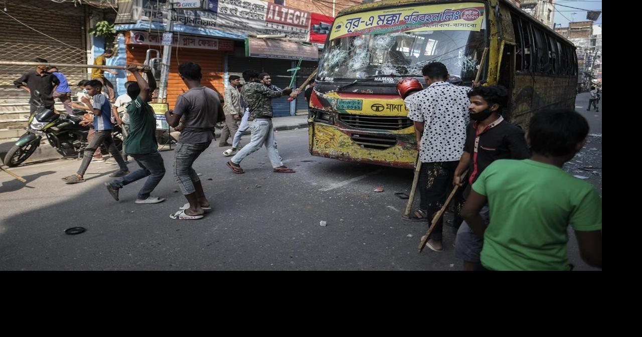Thousands of Bangladesh’s garment factory workers protest demanding ...