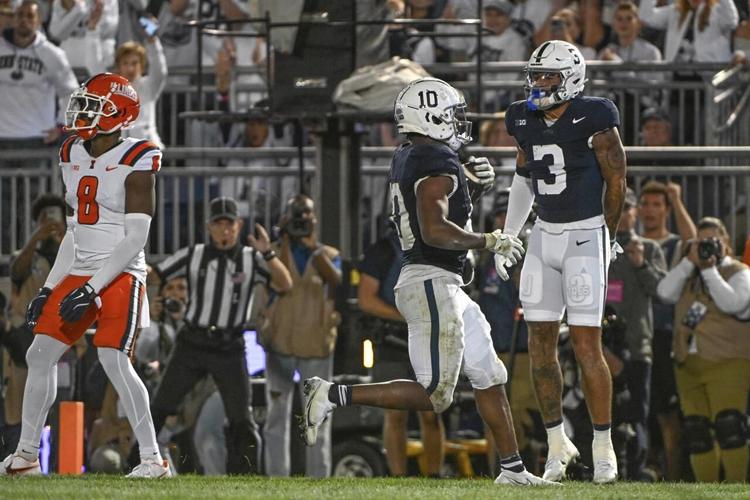 No. 7 Nittany Lions getting overpowering efforts from RBs Allen, Singleton