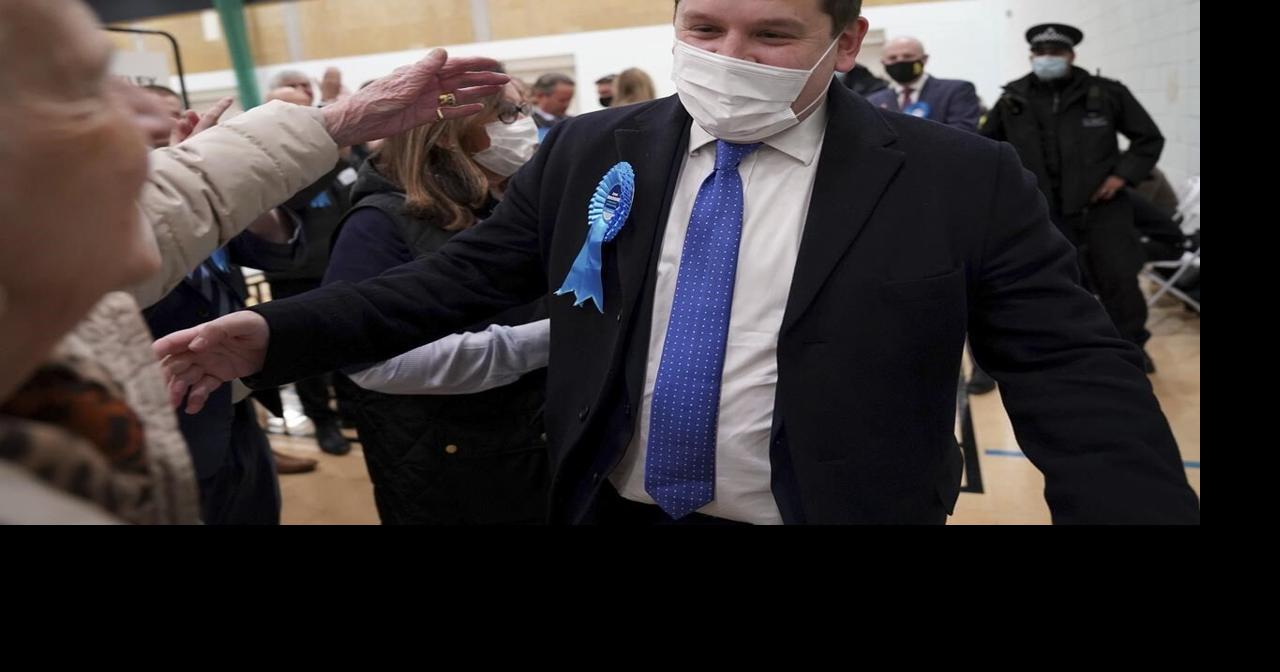 UK Conservatives hold Parliament seat by reduced margin