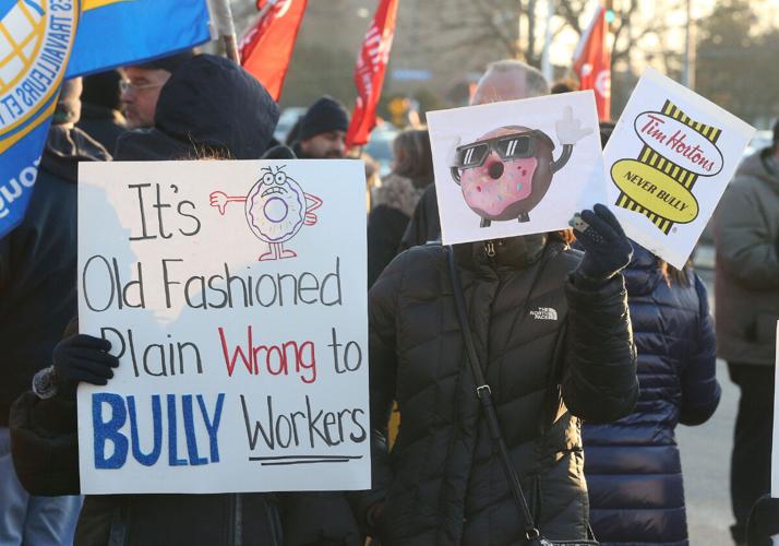 Tim Hortons locations hit by protests over wage clawbacks