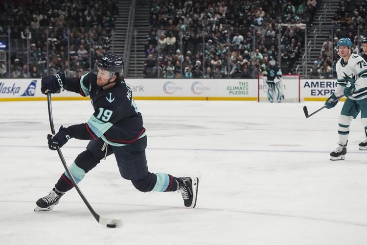 Mikael Granlund and Jake Walman set up all the goals for the Sharks in ...
