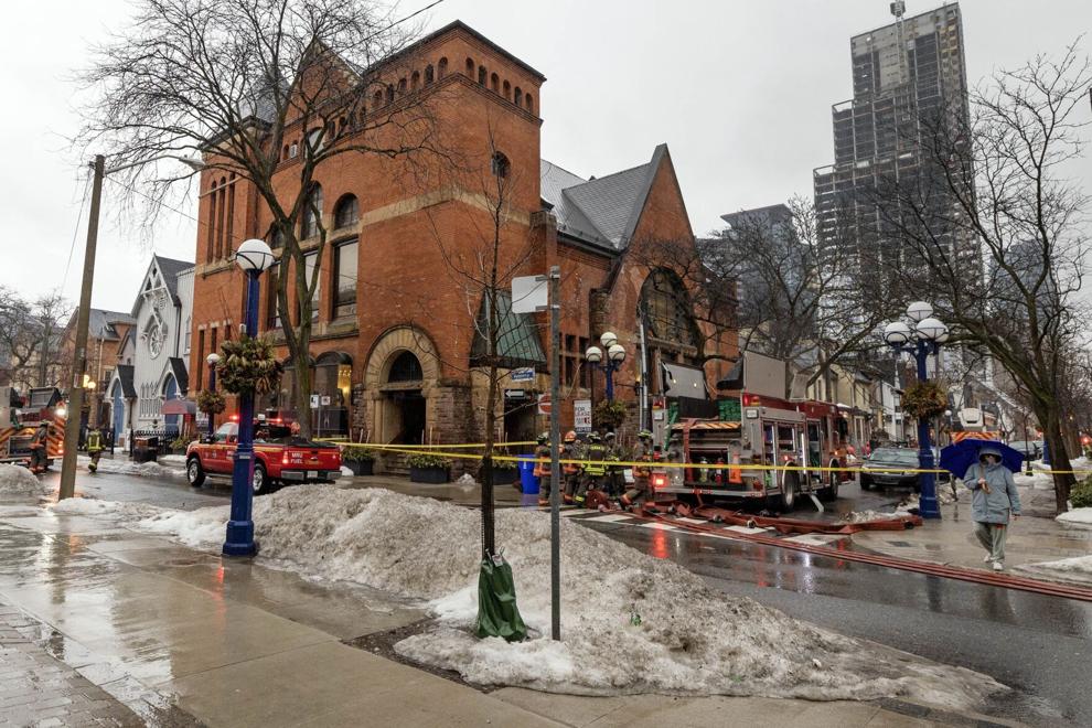 Toronto fire battles three-alarm blaze in Yorkville