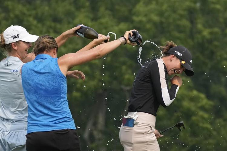 Linn Grant wins first LPGA title at Dana Open, beating Allisen Corpuz by 3 shots