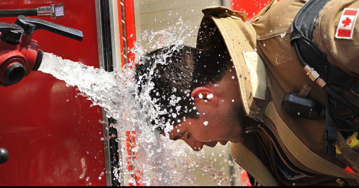 Sweaty City: Extreme heat changes human body into a sweating machine