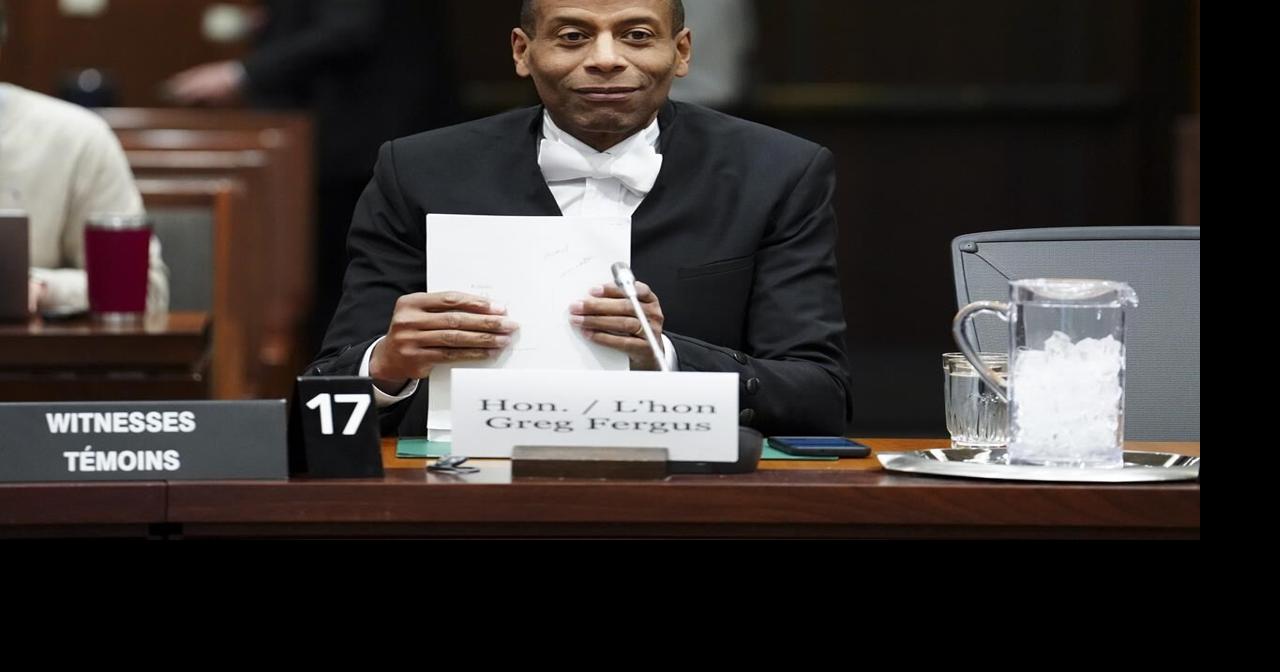 Greg Fergus will need to pay fine, apologize to stay on as House ...