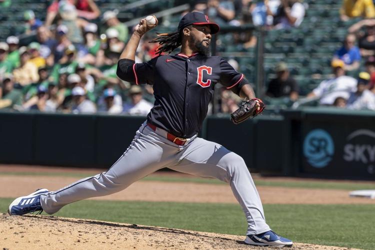 Slade Cecconi pitches Guardians to 3-0 win over Athletics