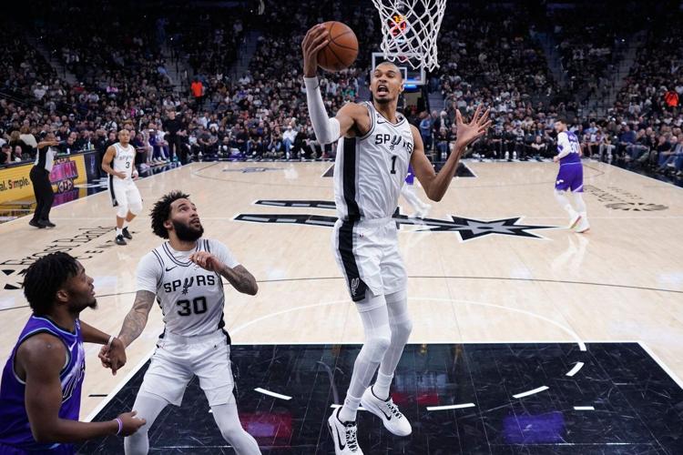 Wembanyama celebrates being named an All-Star starter with victory over ...
