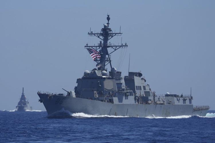 US, Japan, Philippines stage navy drills in disputed South China Sea as ...