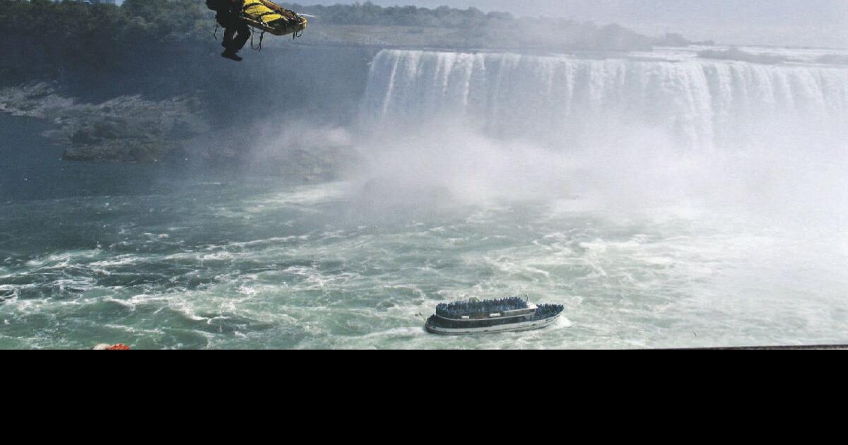 How did these people survive a plunge over Niagara Falls?